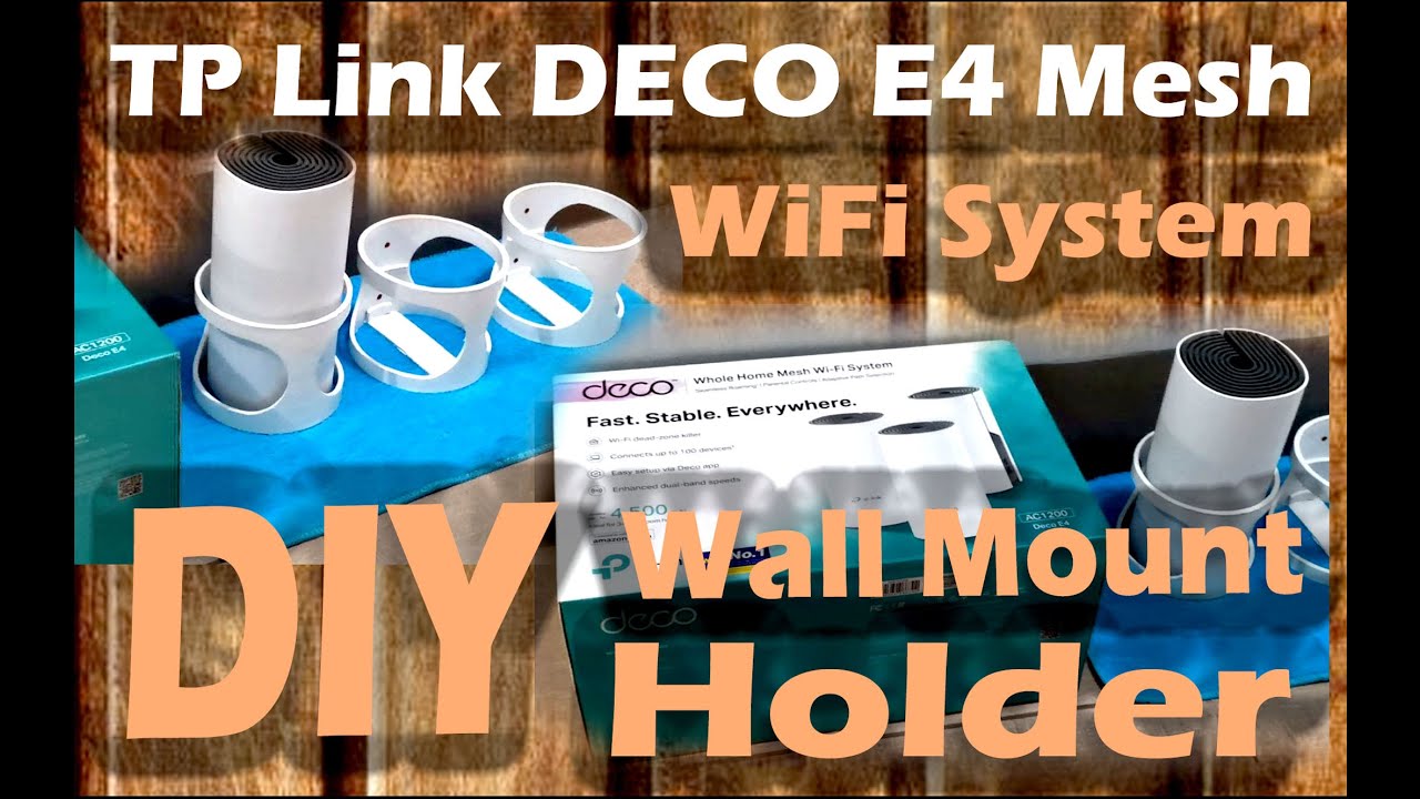 DIY Wall Mount for Deco WiFi Mesh - YouTube