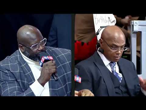 Shaq leads fans in singing Happy Birthday to Chuck 🎉🤣 | 2023 #NBAAllStar