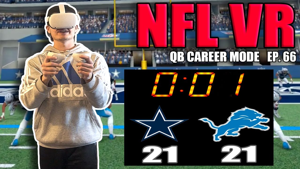 1 SECOND LEFT FOR THE WIN ON THE GOAL LINE | NFL VR QB Career Mode | Ep ...