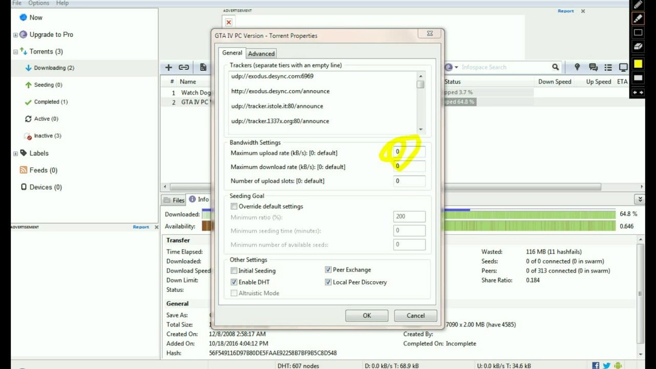 Download Torrents at high speed without wasting data on uploading ...