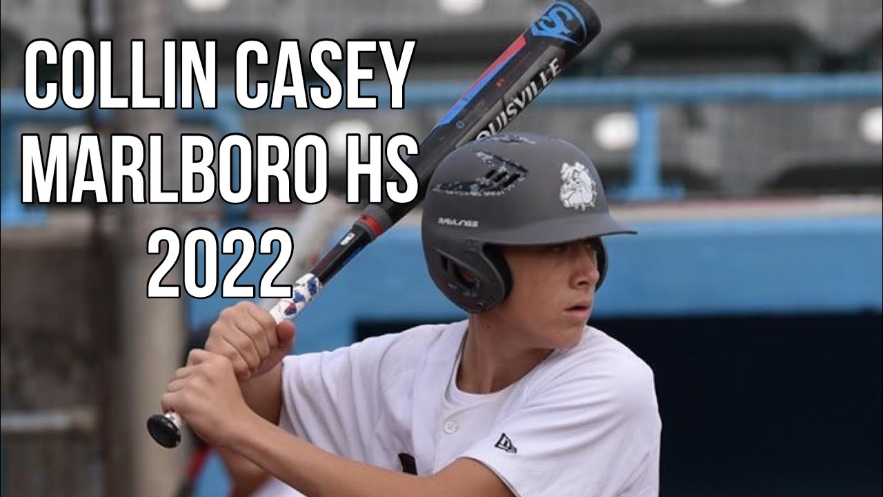 Collin Casey Marlboro HS 2022 HV Bulldogs Baseball Highlights - YouTube