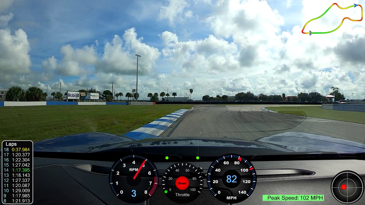 Sebring Club Course Best Lap of the Day October 16, 2020 - YouTube