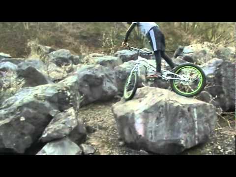Charlie Rolls bike trials Feb 2011 (1) - YouTube