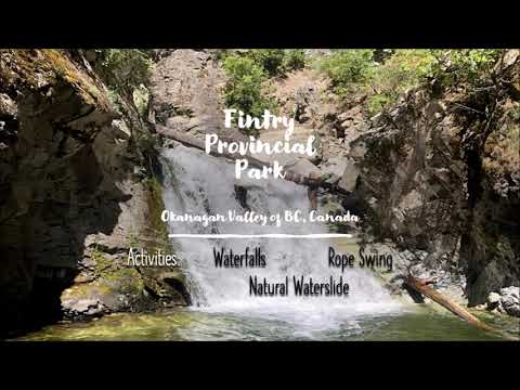 Fintry Provincial Park - Waterfalls, Rope Swing, & Natural Waterslide ...