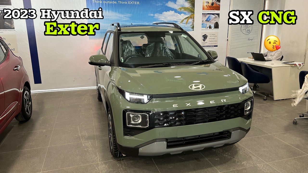 Hyundai Exter CNG Top Model ️ Hyundai Exter SX CNG 2023 - YouTube
