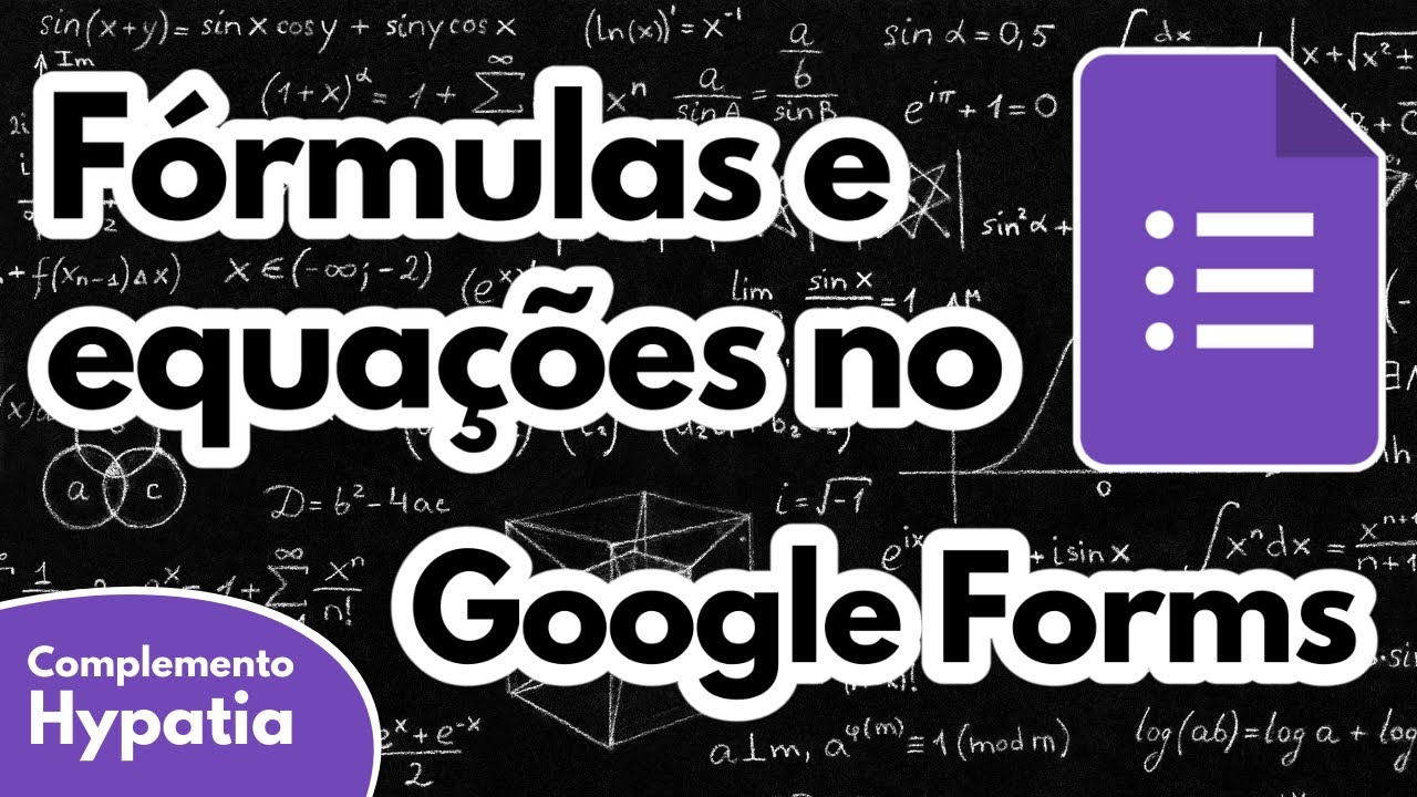 Fórmulas e equações no Google Formulários. - YouTube