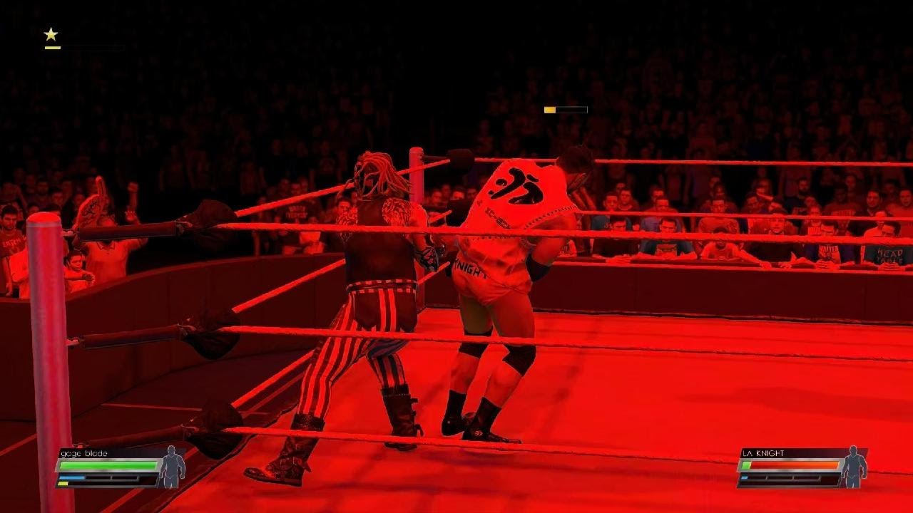 WWE 2K22 The Fiend Vs. La Knight Fiend Arena Raw - YouTube