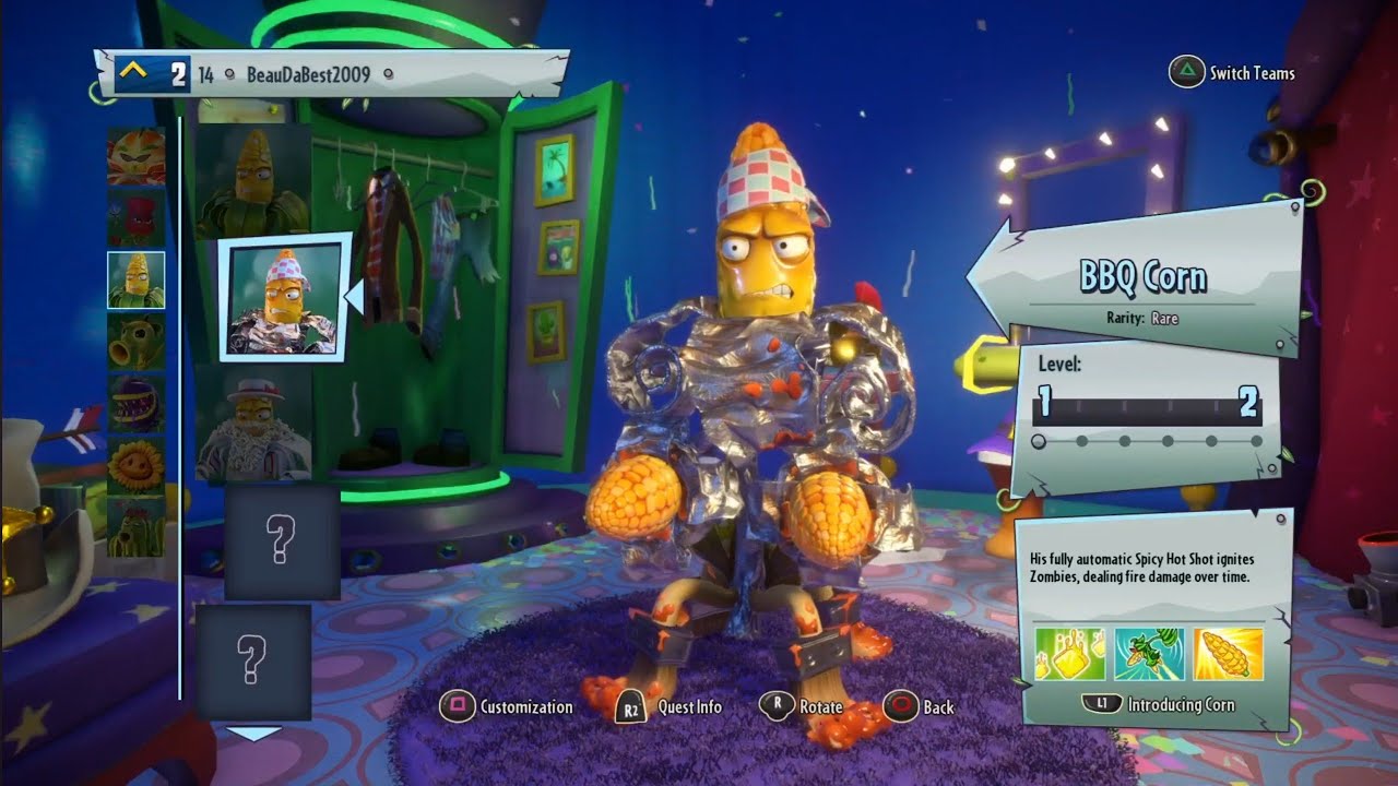 BBQ CORN Gameplay Plants vs Zombies GW2 - YouTube