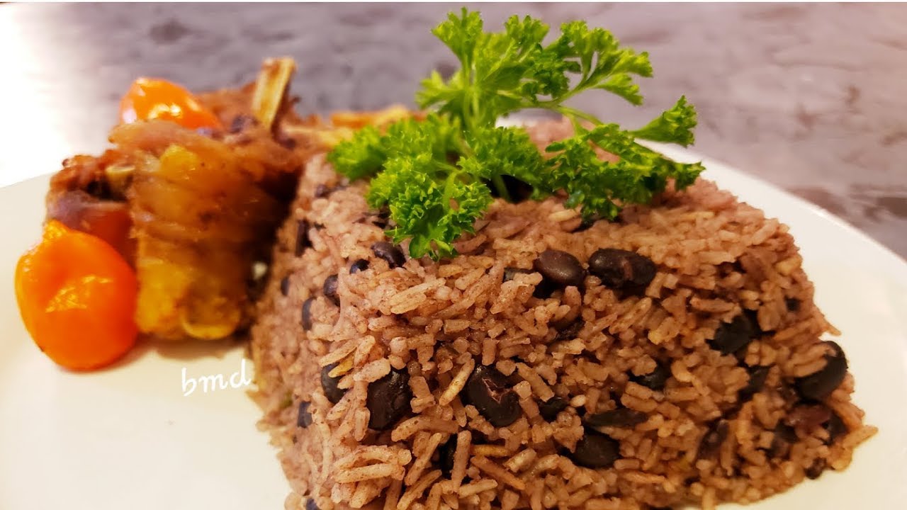 EASY BEANS RICE RECIPE JAMAICAN / RECETTE DE RIZ AU HARICOT - YouTube