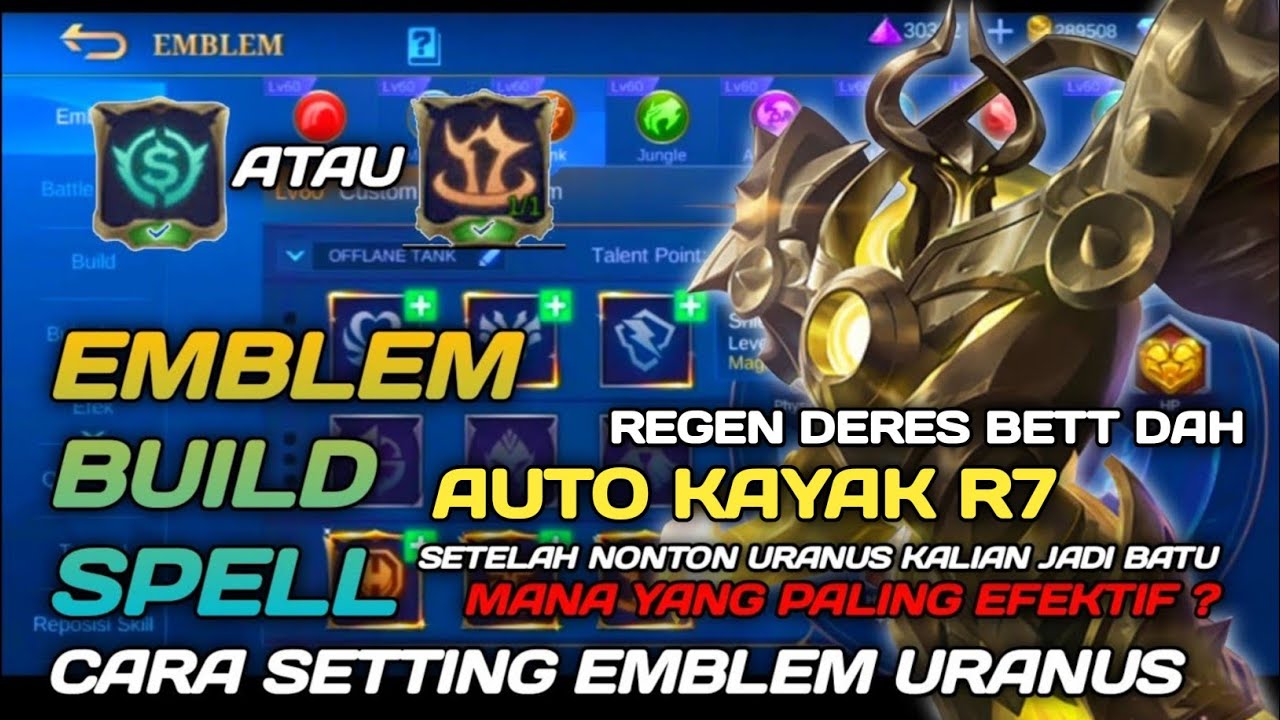 CARA SETTING EMBLEM URANUS TERKUAT 2021 - EMBLEM URANUS R7 MOBILE ...