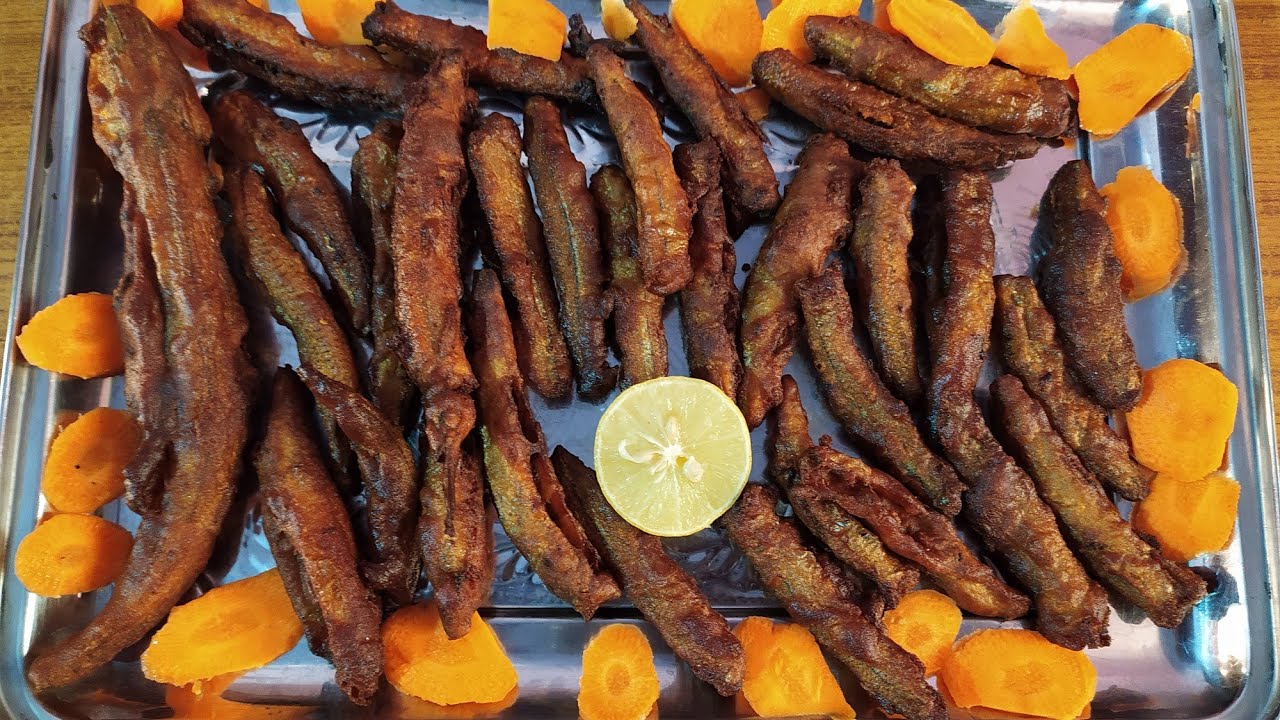 Kokku meen fry | Needle Fish Fry | Tamil - YouTube