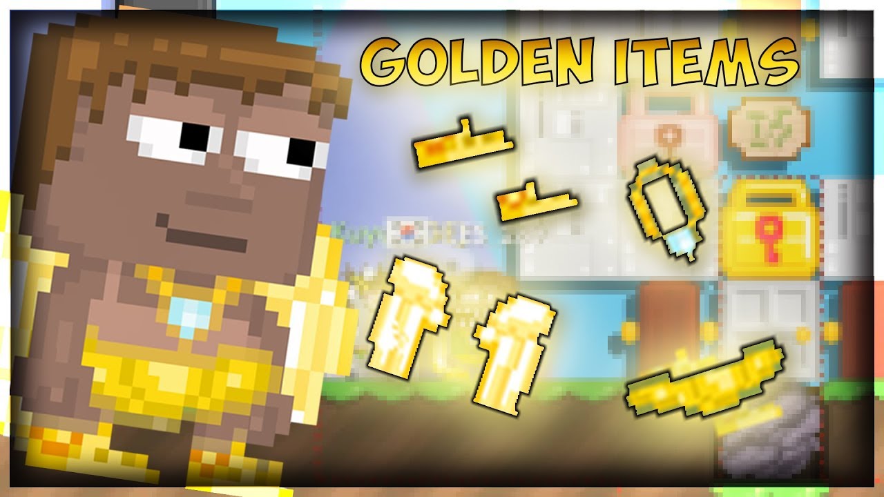 IF Newbie has all golden items ?! (OMG) (PRO)│Growtopia(그로우토피아) - YouTube