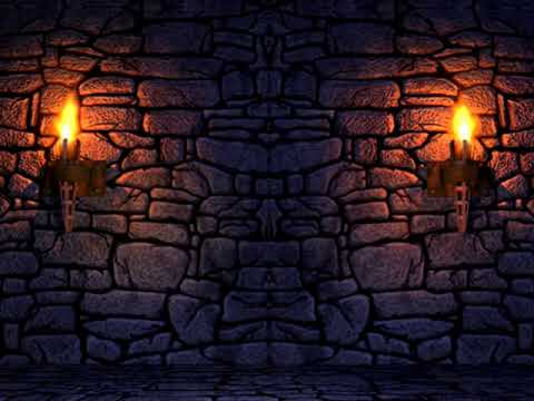 Wall and Fire Cressets Background Loop Video - YouTube