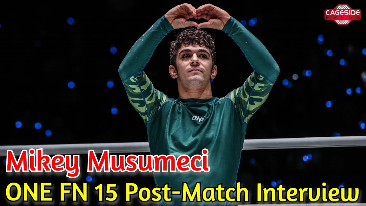 Mikey Musumeci Post-Fight Interview | ONE Fight Night 15 - YouTube