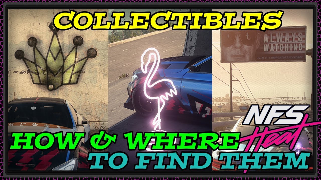 NEED FOR SPEED HEAT (Collectibles)!! Flamingo Graffiti Art & Billboards ...