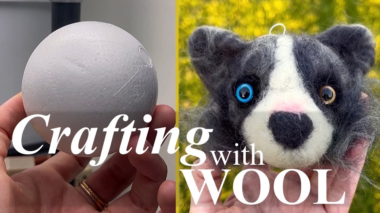 From Fur to Felting: Using Wool to Craft my Dog - YouTube