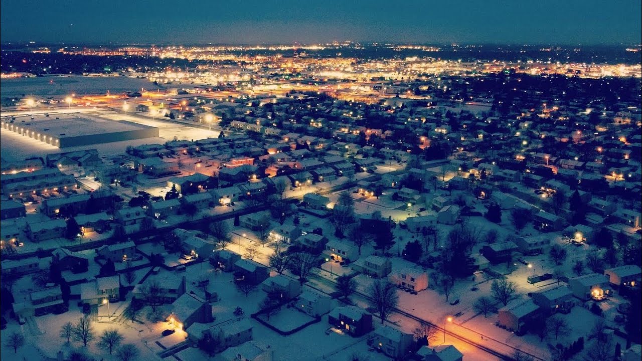 CINEMATIC 4K DRONE FOOTAGE - WINTER WONDERLAND!! - YouTube
