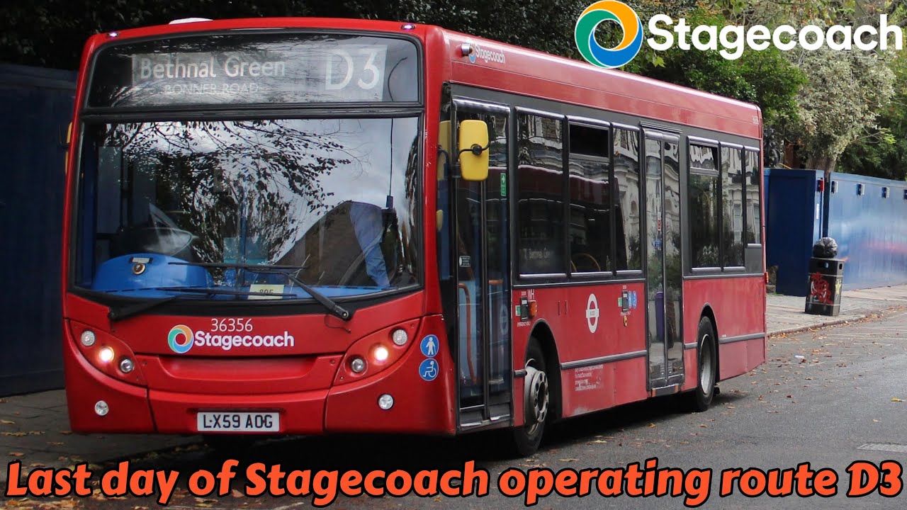 *LAST DAY + Kickdown* Bus Journey On D3 | Stagecoach Alexander Dennis ...