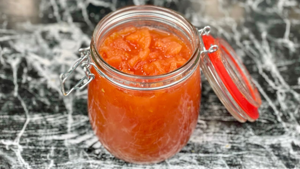 CONSERVES DE TOMATE MAISON 🍅🥫Voici la meilleure façon de les préparer ...