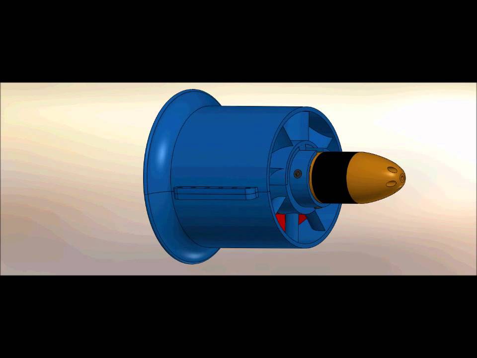 90mm two stage edf fan unit - YouTube