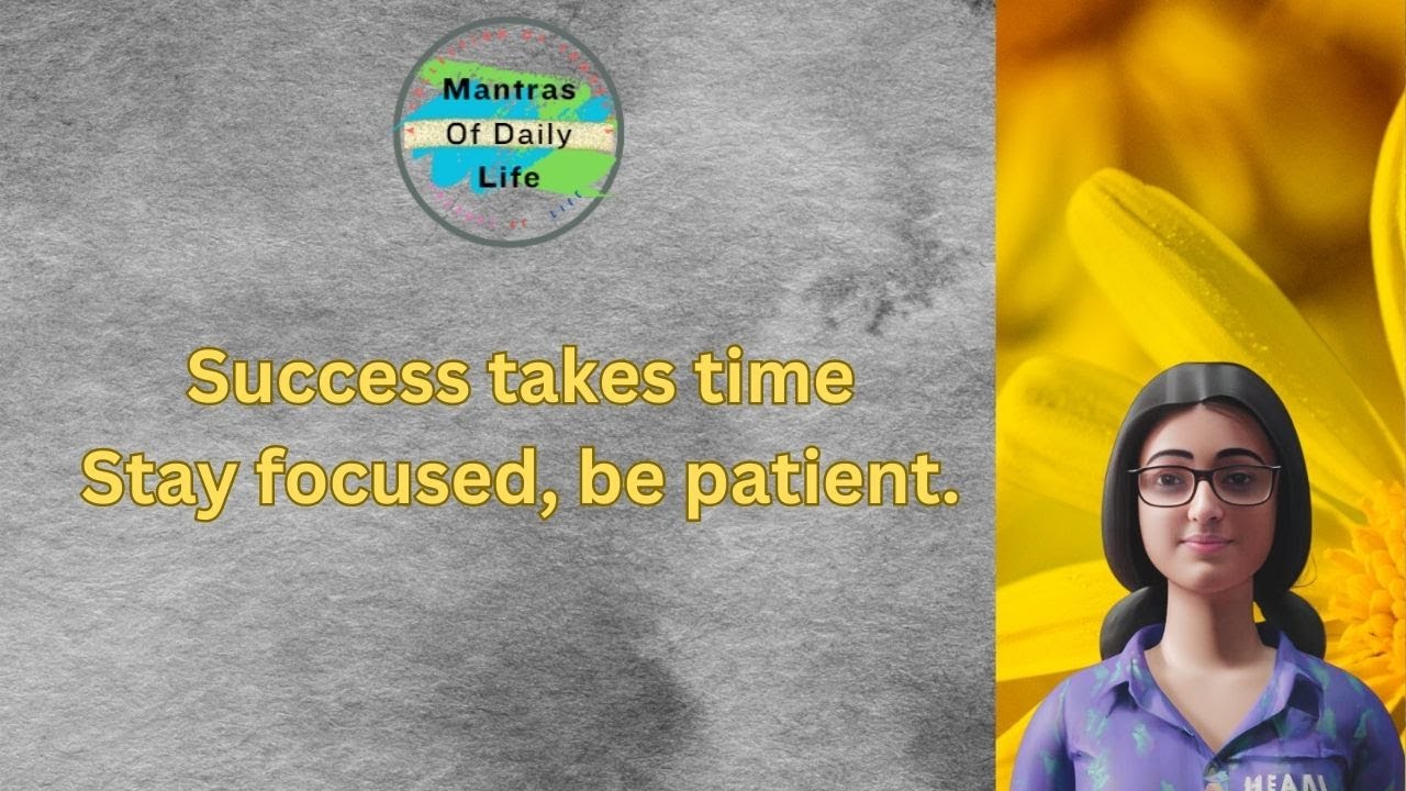 Success Take time - YouTube