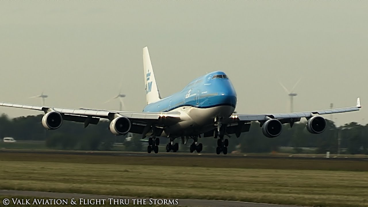 Visual Approach KL896 // Shanghai @ PH-BFW - YouTube