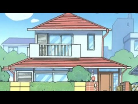 Shin Chan house drawing - YouTube
