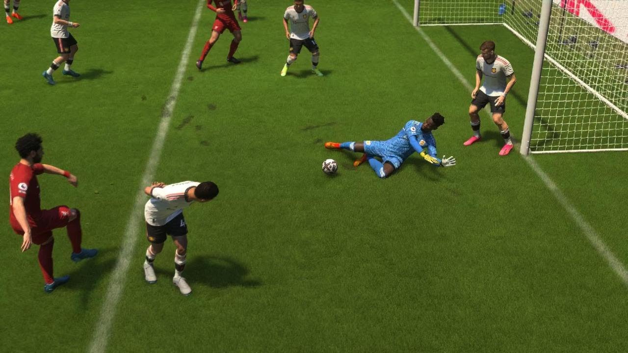 FIFA 23 PS5_Defesa que um goleiro do #FC25 não faria - YouTube