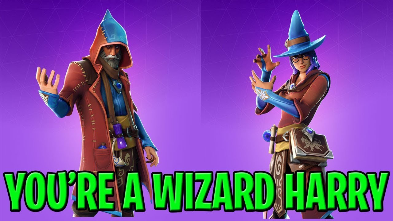 Fortnite NEW WIZARD SKINS - Caster & Elmira! PS4 Livestream | Daily ...