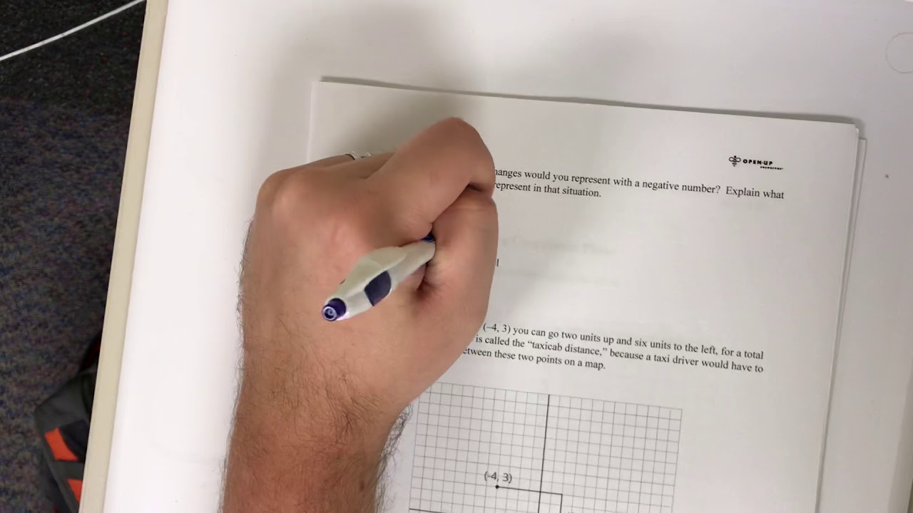 September 16 Constructing the coordinate plane homework solutions - YouTube