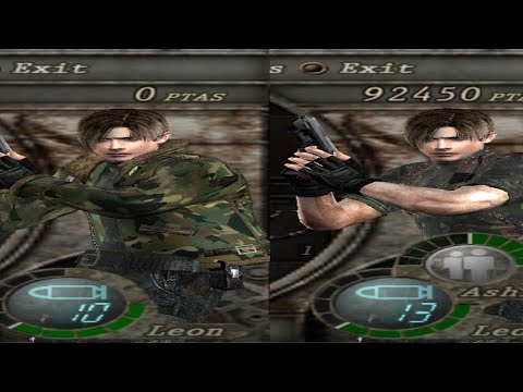 RE4 Skin Leon Camuflado (AetherSX2/PS2/Dolphin Emulator) - YouTube