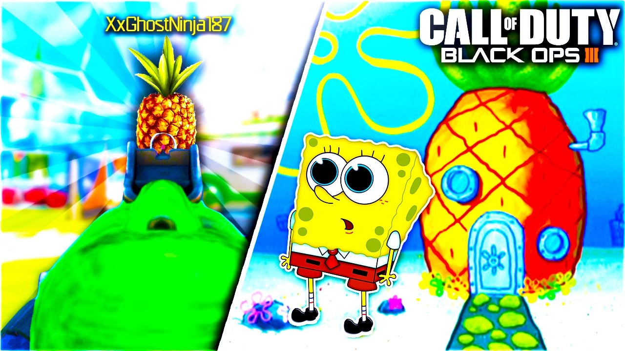 I WAS SPONGEBOB SQUAREPANTS HOUSE! (Black Ops 3 Hide And Seek Mod ...