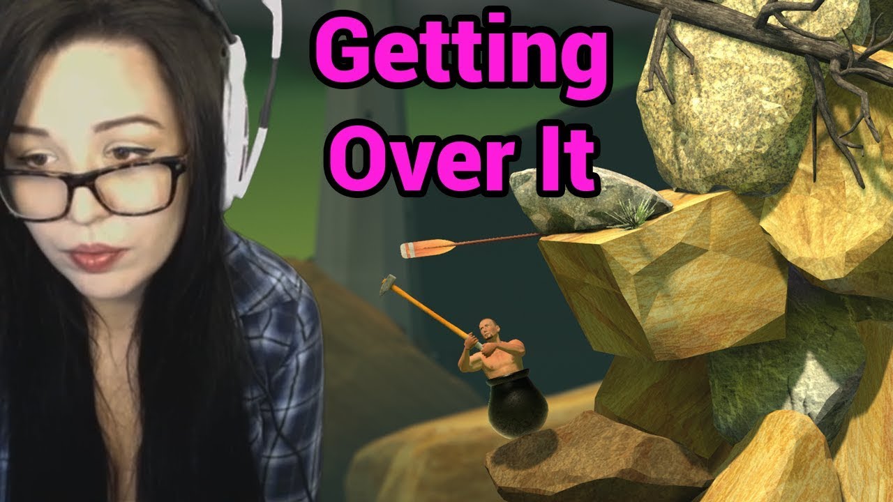 Getting Over It - Speedrun by Girl Gamer - YouTube