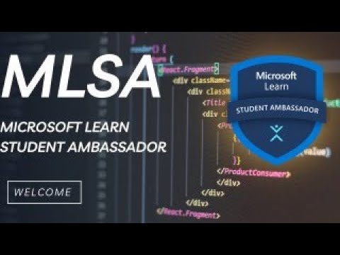 Microsoft Learn Student Ambassador 2023| Video | WELCOME | Poulav ...