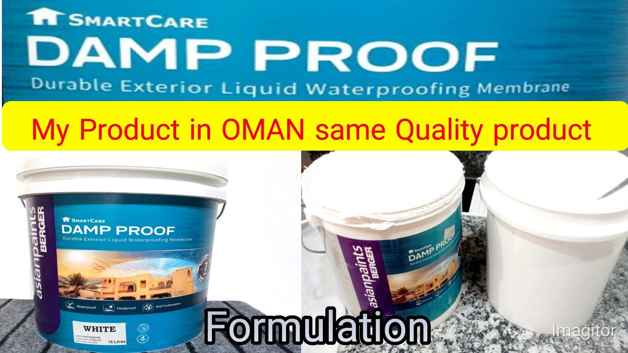 Damp proof durable exterior waterproofing membrane paints | How to make ...