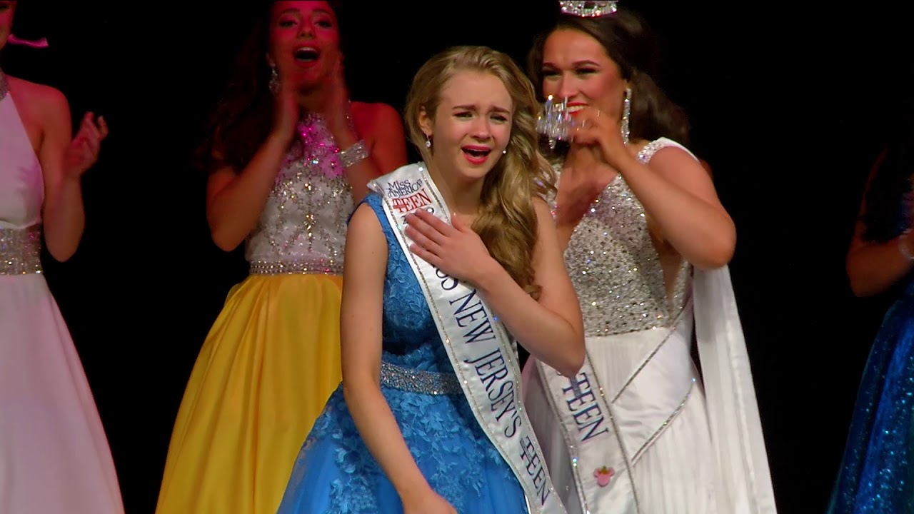 Brynn McKinney is crowned Miss New Jersey’s Outstanding Teen 2019 - YouTube