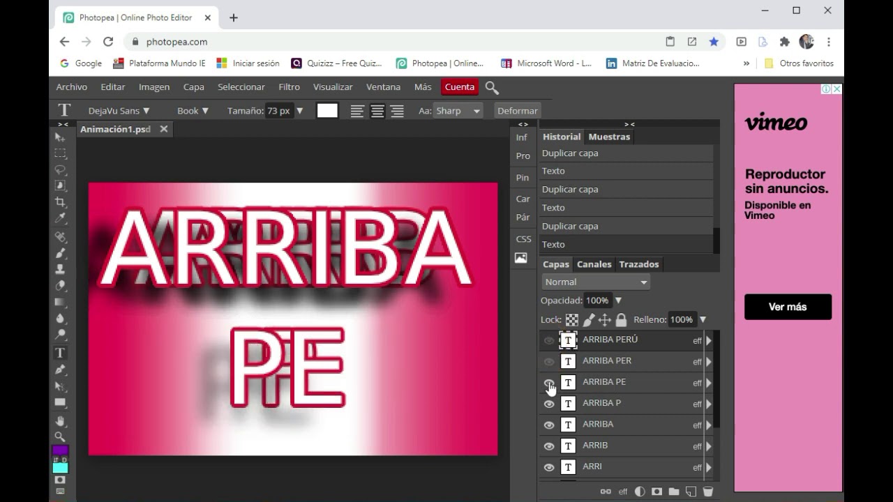 Creando GIF en photopea - YouTube