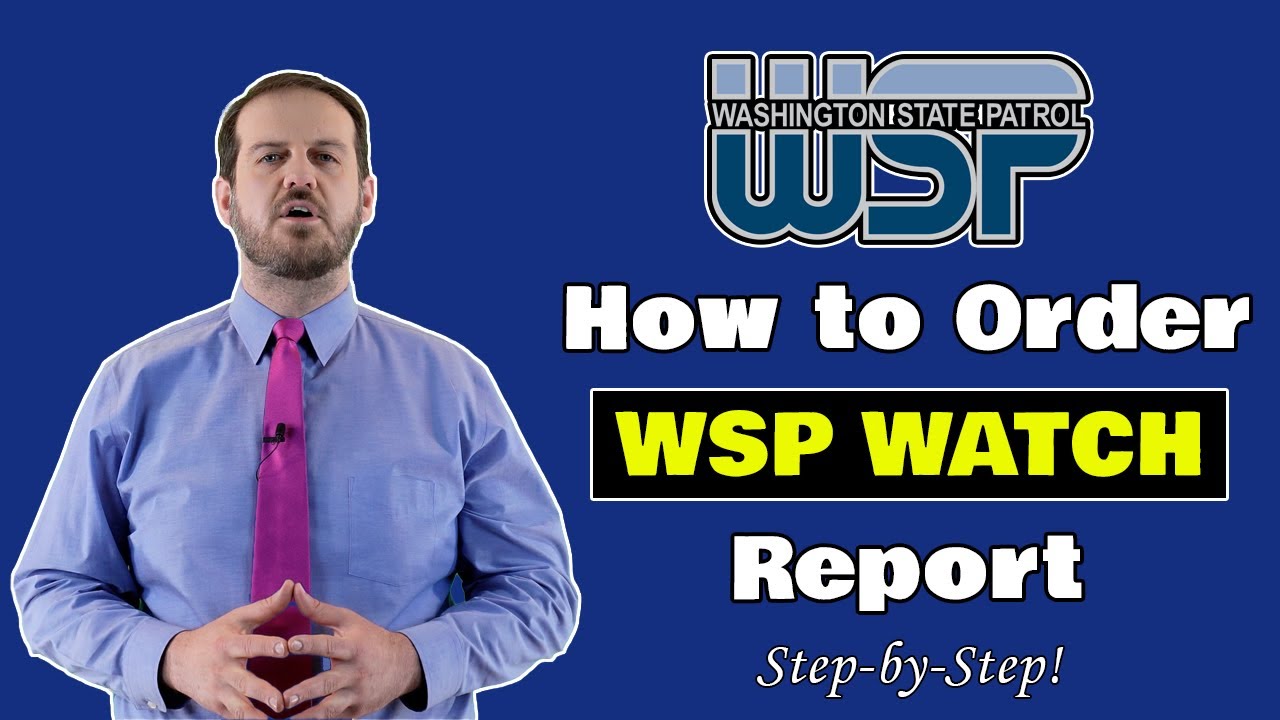 How to Order WSP WATCH Report (Step-by-Step!) - YouTube