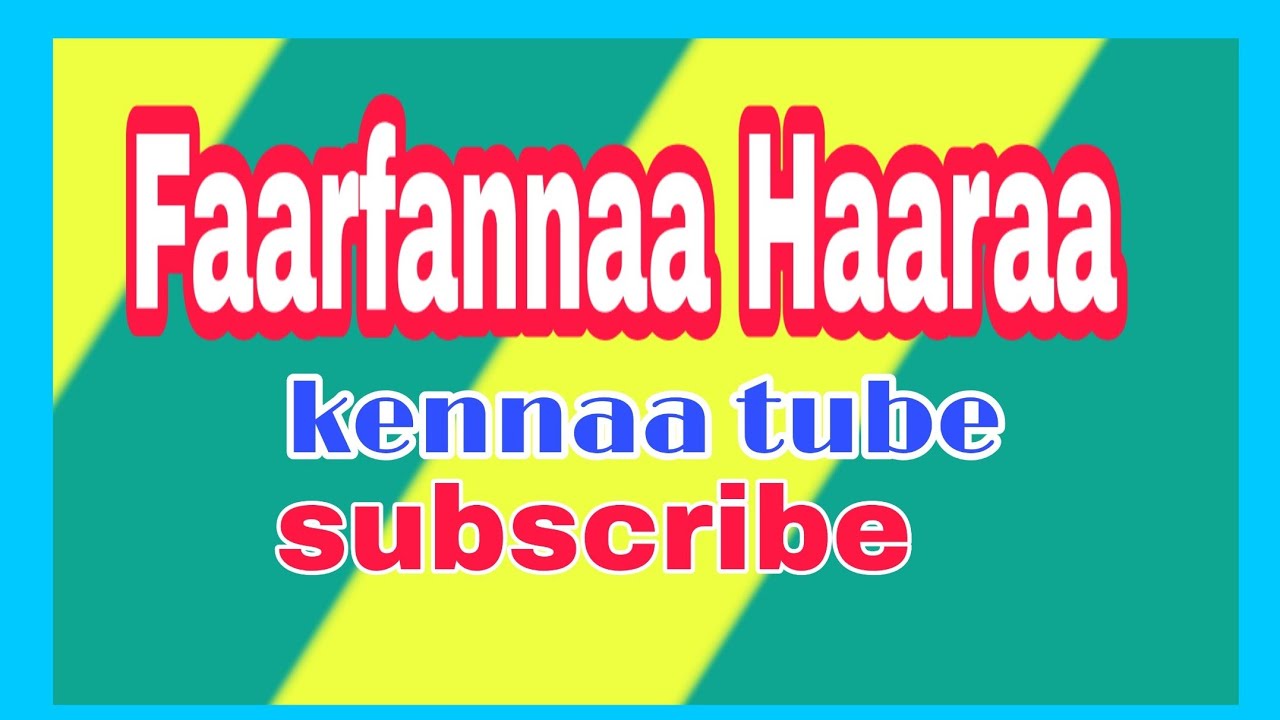 Faarfannaa haaraa Afaan Oromoo Ortodoksii - YouTube