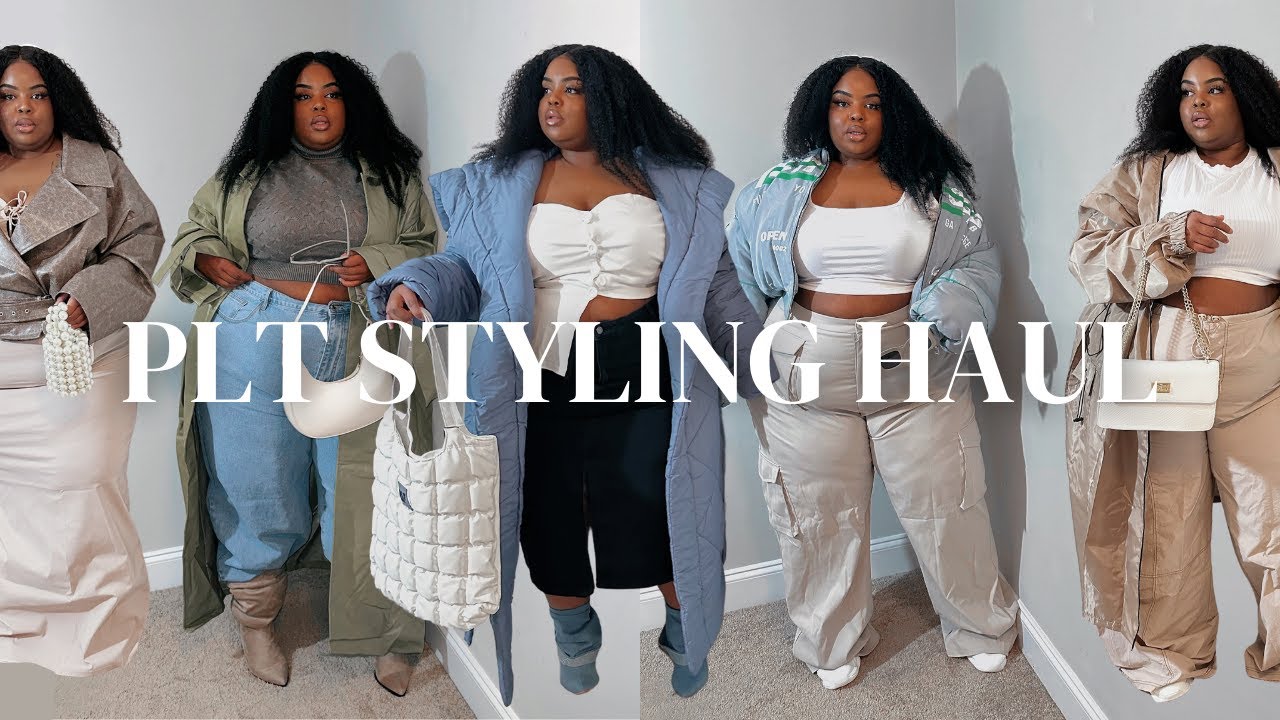 Plus Size Styling Try-On Haul | PrettyLittleThing Curve | Winter 2 ...