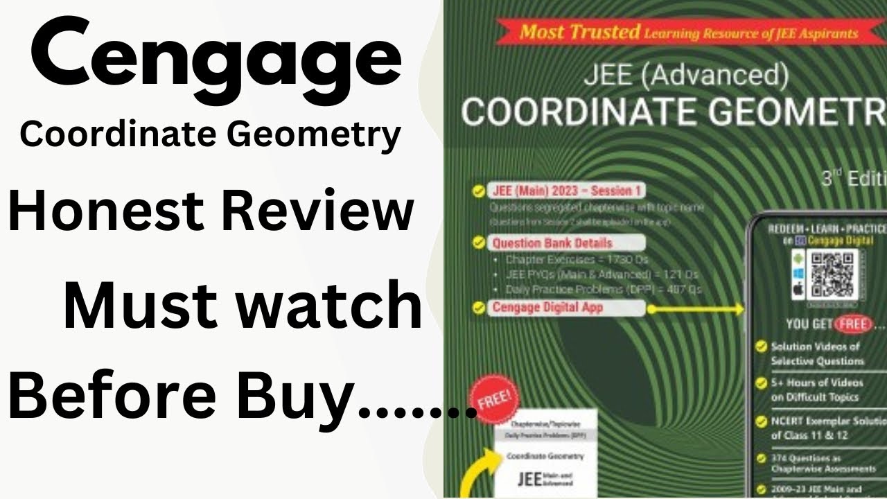 Best book for coordinate geometry jee advanced |Cengage | - YouTube