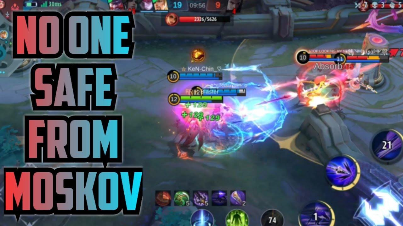 Moskov Insane Late Game Build & Gameplay Mythic Ranked | Mlbb | Blaster ...