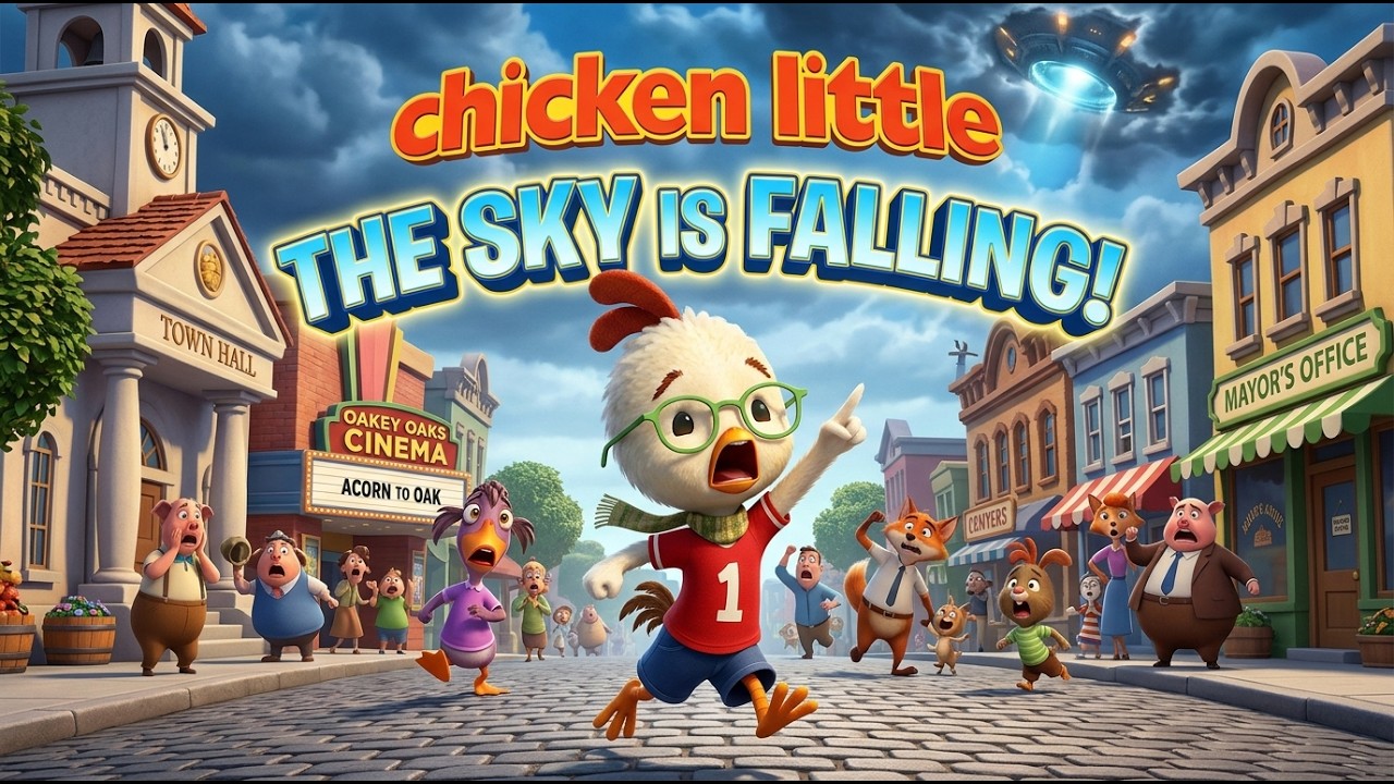 Animation Cartoon Movie in Hindi | Chicken Little – The Sky Is Falling ...
