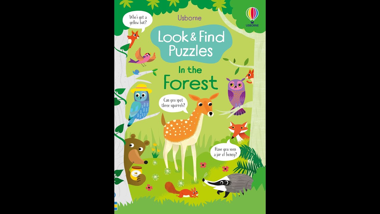 Look and Find Puzzles in the Forest - Usborne Books at Home - YouTube