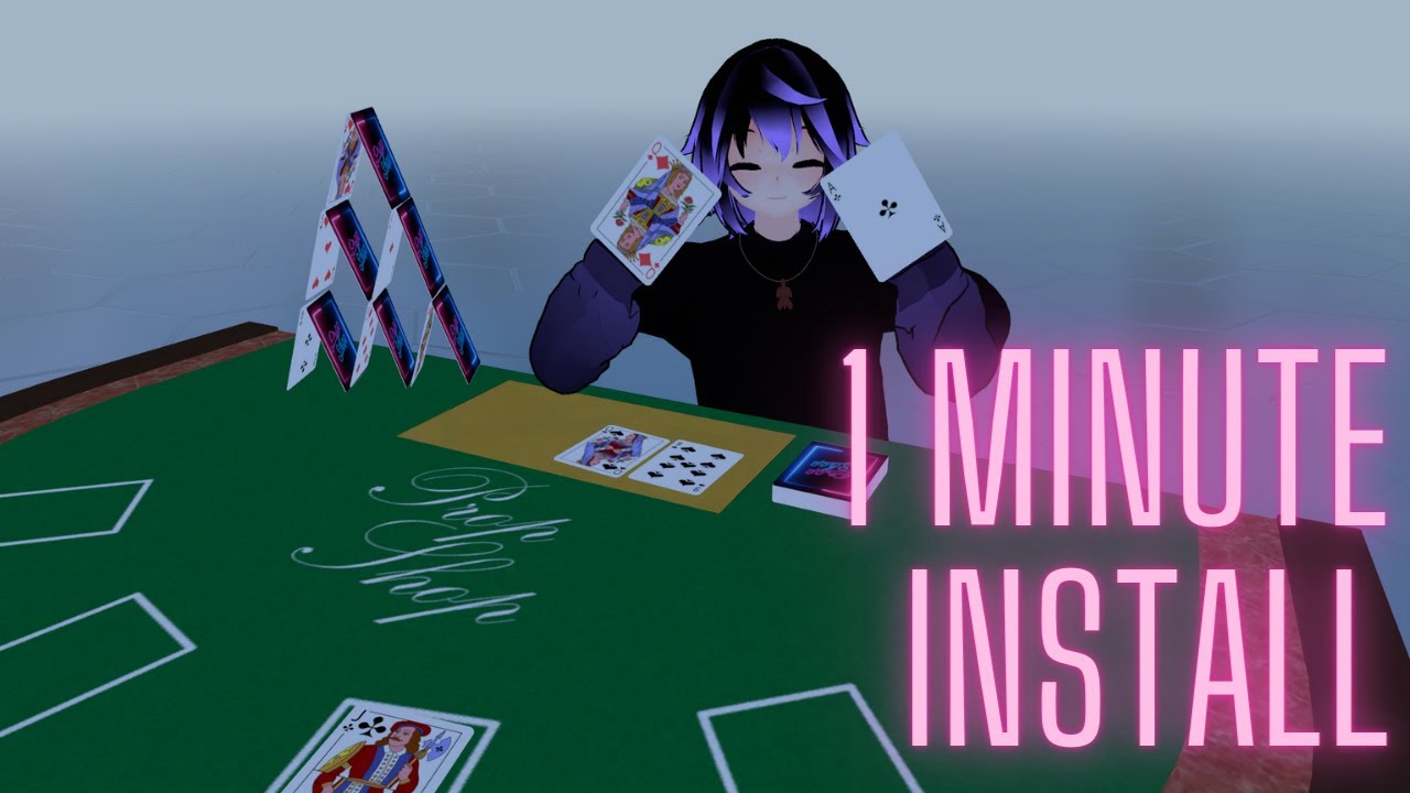 VRChat Avatar Playing Cards Installation Tutorial - YouTube