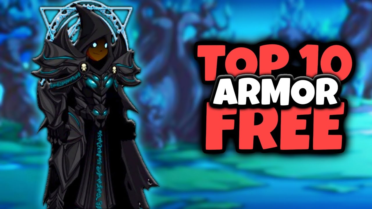 TOP 10 ARMOR FREE PRA VOCÊ FAZER UNS SETS DIFERENCIADOS | AQW - YouTube