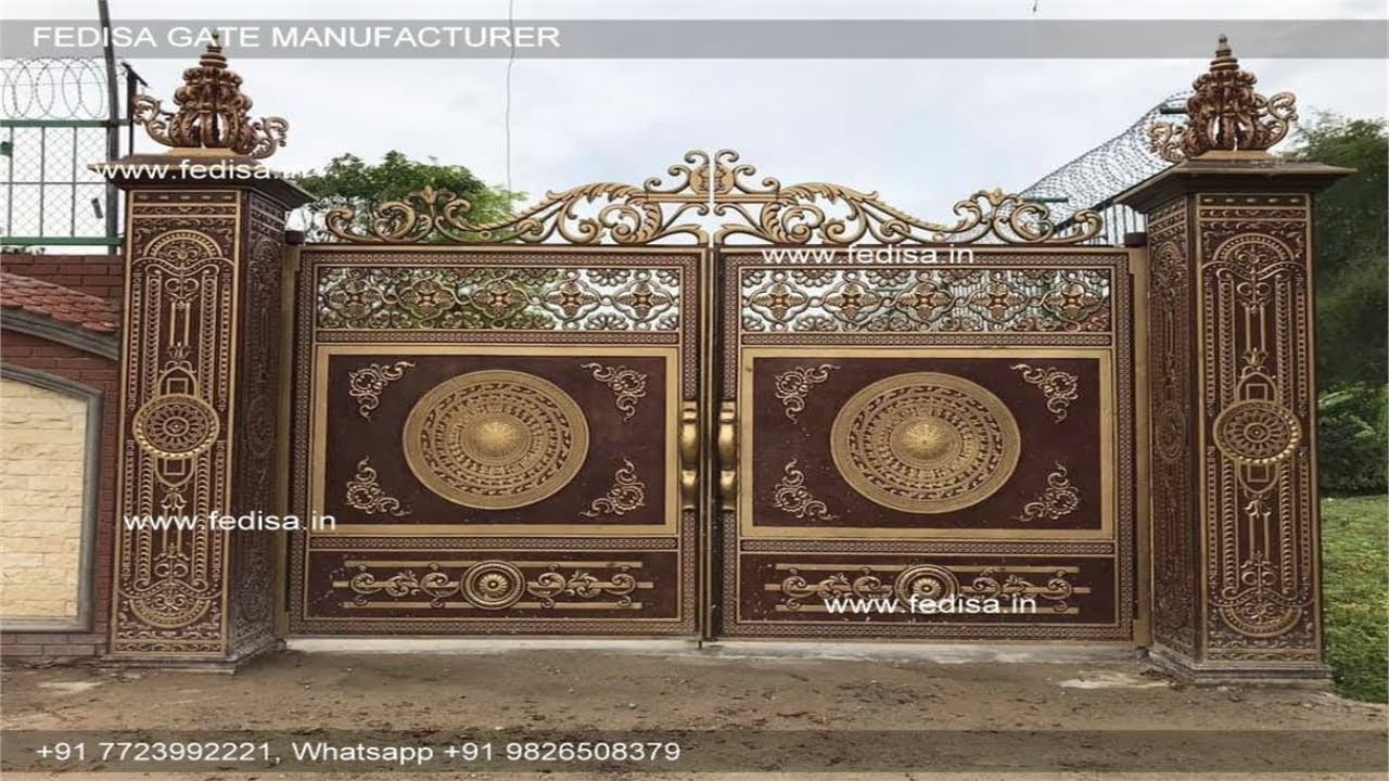 Gate Design Safety Grill Gate Design For Main Door Home Front Steel ...