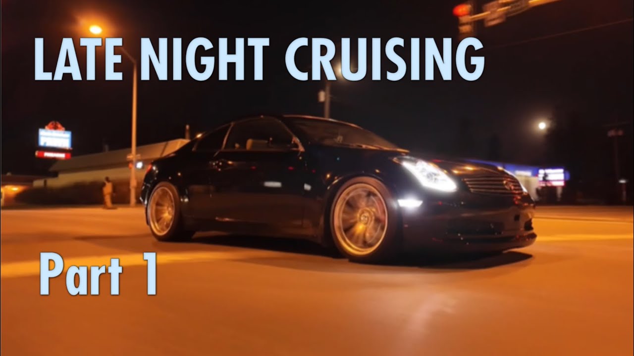 Supercharged Infiniti G35 Coupe Night Drive (ASMR) - YouTube
