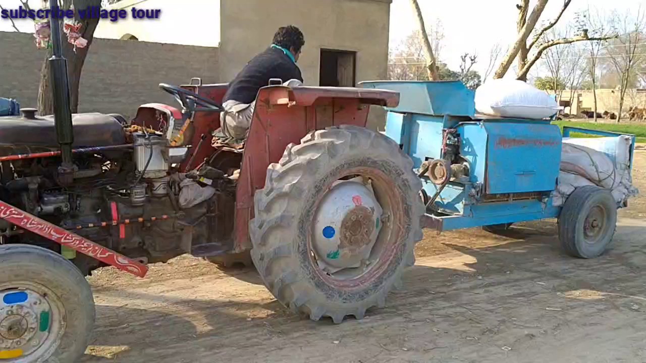 mini cotton machine in Pakistan in village Punjab - YouTube