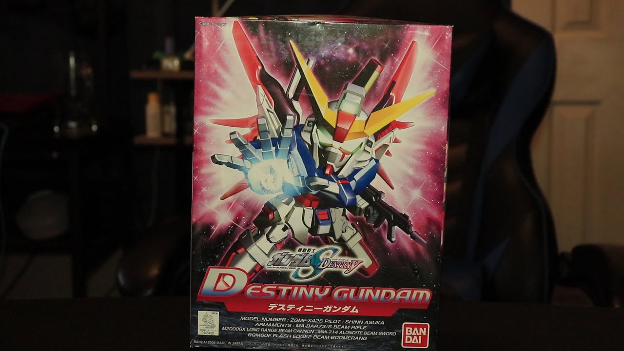 SD Destiny Gundam Unboxing - YouTube